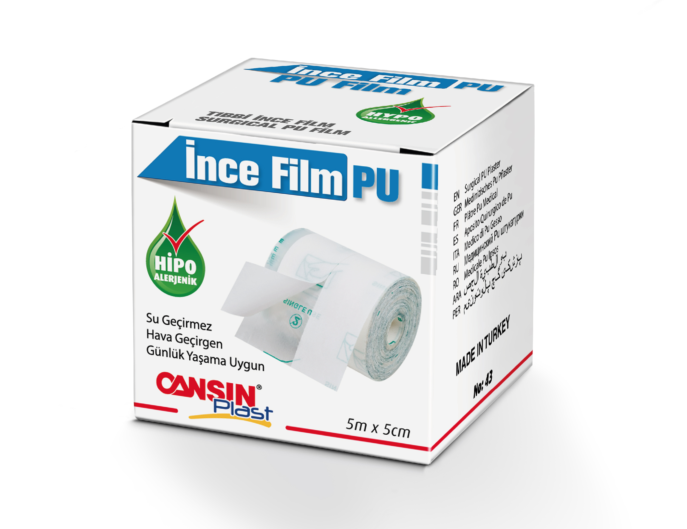 Surgical Polyurethane (PU) Film – Cansın Sağlık Gereçleri Sanayi ve ...