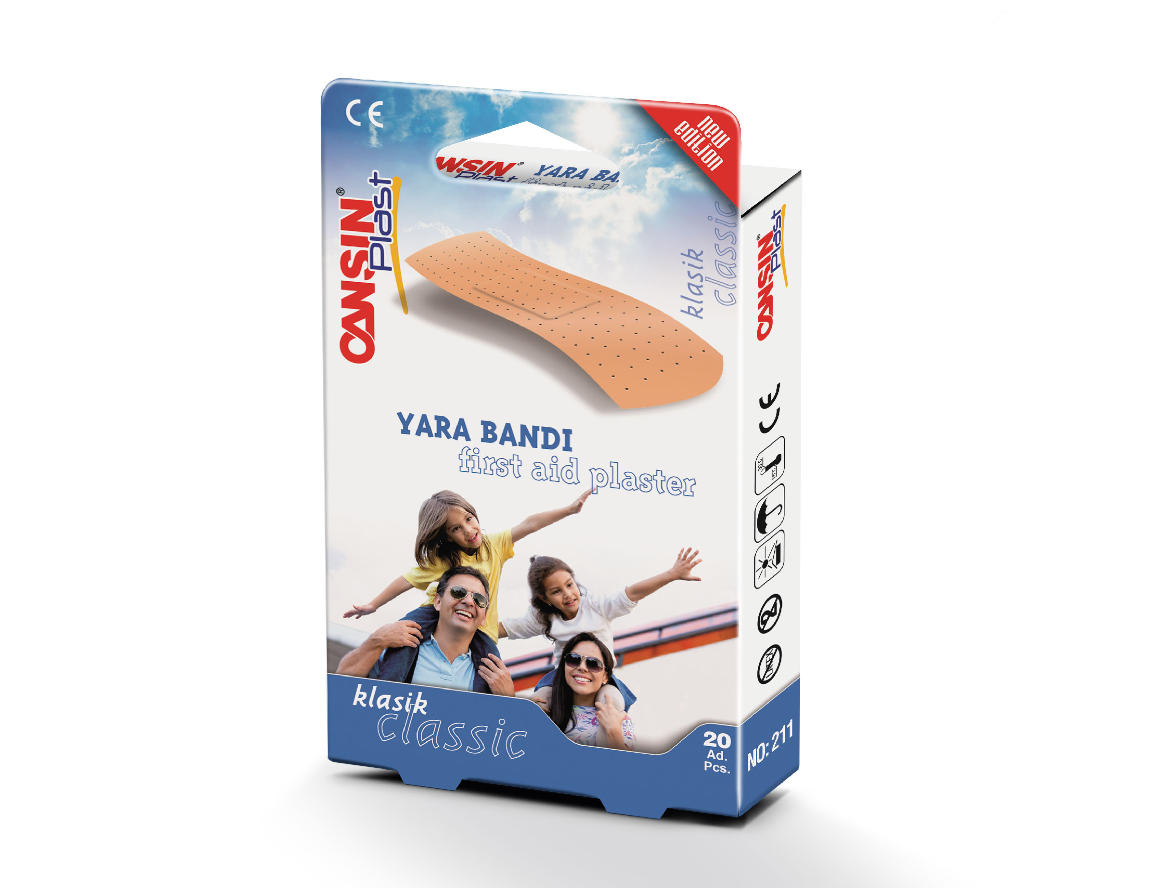 10’lu Klasik Yara Bandı – Cansın Sağlık Gereçleri Sanayi ve Ticaret A.Ş.